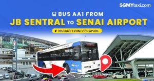How To Take Bus AA1 To Senai Airport From Singapore