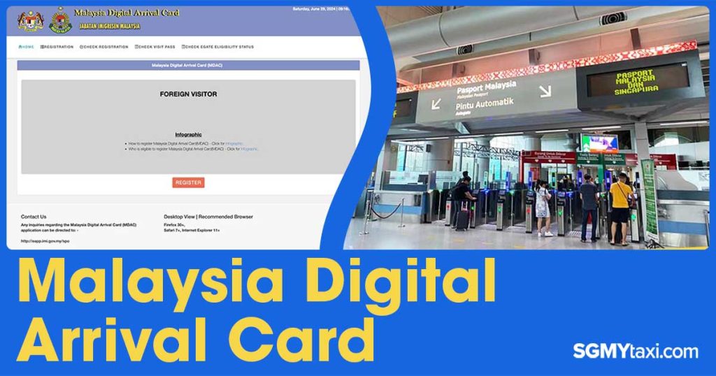 Malaysia Digital Arrival Card (MDAC)